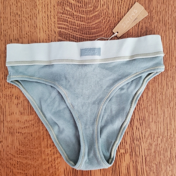 SKIMS | Intimates & Sleepwear | Skims Cotton Rib Brief Mineral | Poshmark